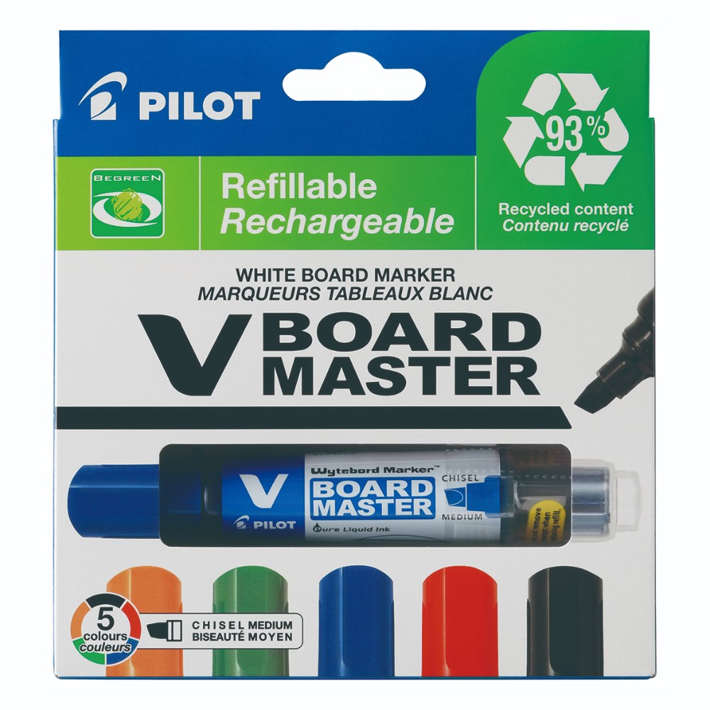 Markers & Highlighters - Pilot V Board Master Begreen Whiteboard Marker ...