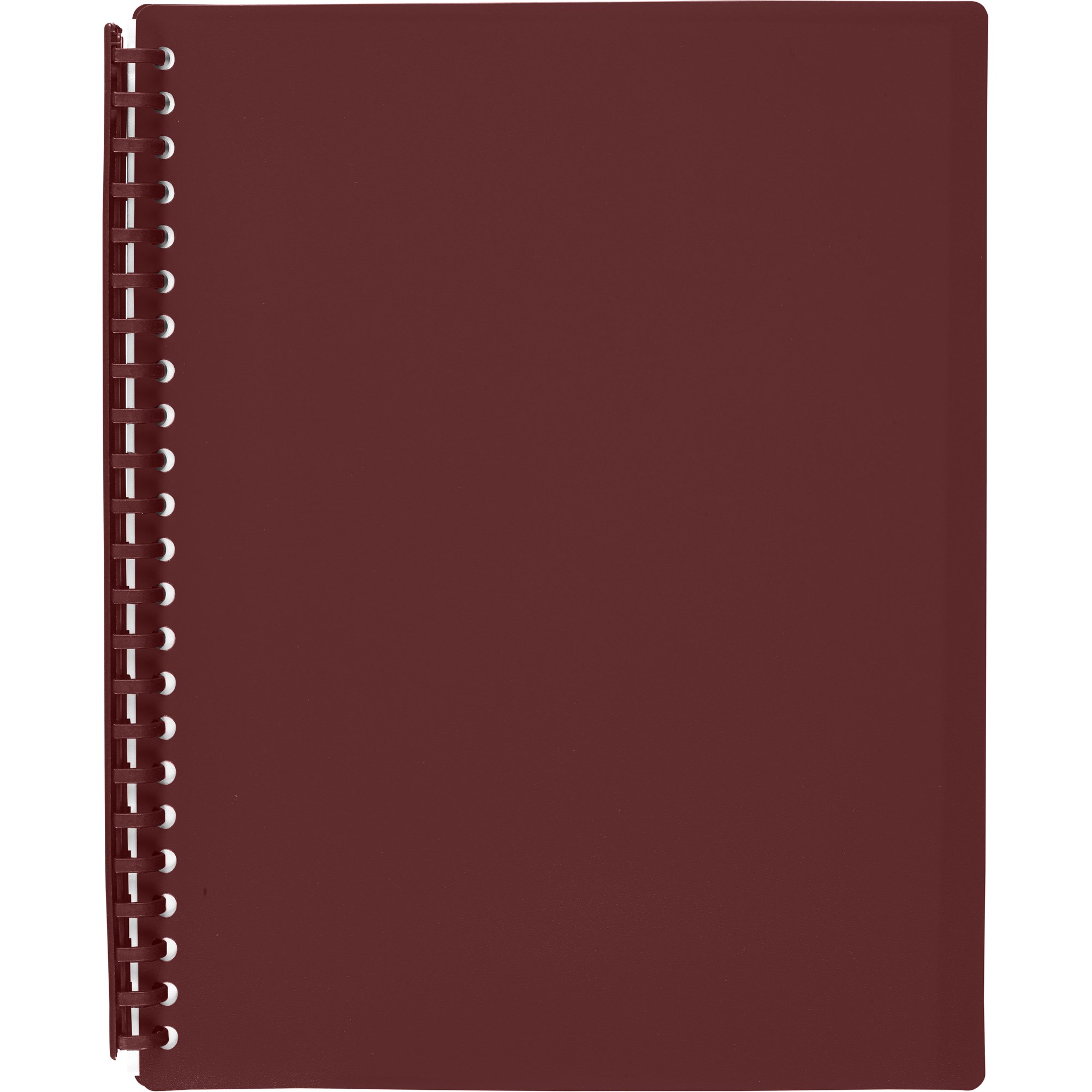 Binders & Folders - Marbig Display Book A4 Refillable 20 Pocket Maroon ...